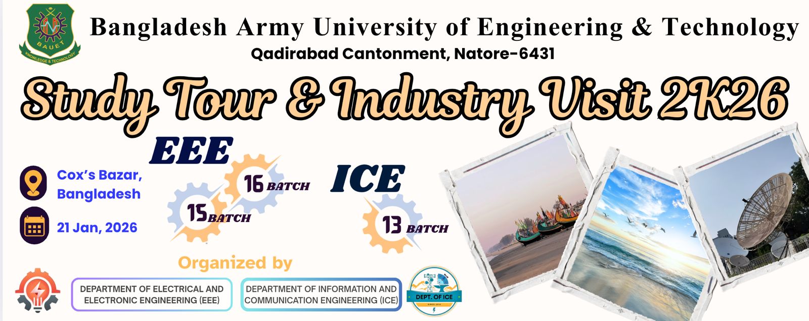 Annual Study Tour 2026 - Department of Electrical and Electronic ...